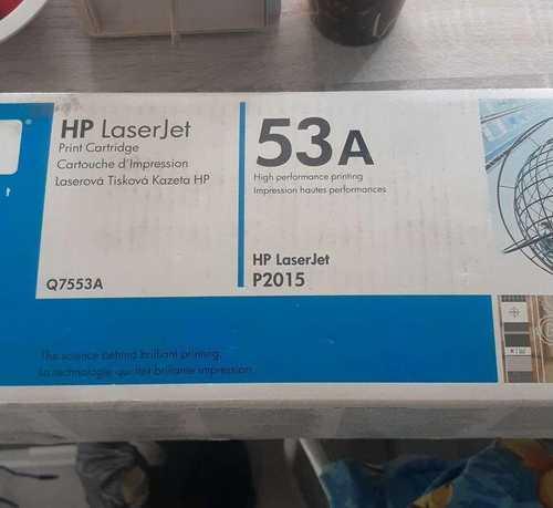 Картридж HP Q7553A (53A) оригинальный новый