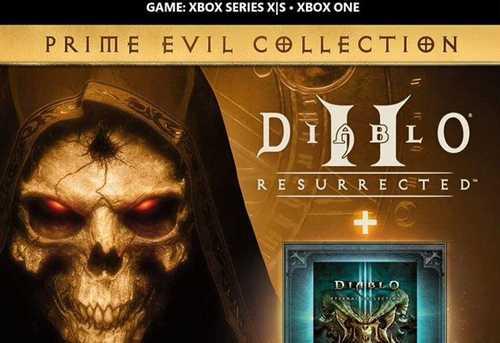 Diablo prime evil collection xbox ONE XS ключ