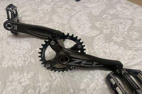 Шатуны shimano zee fc-m645 83mm+каретка