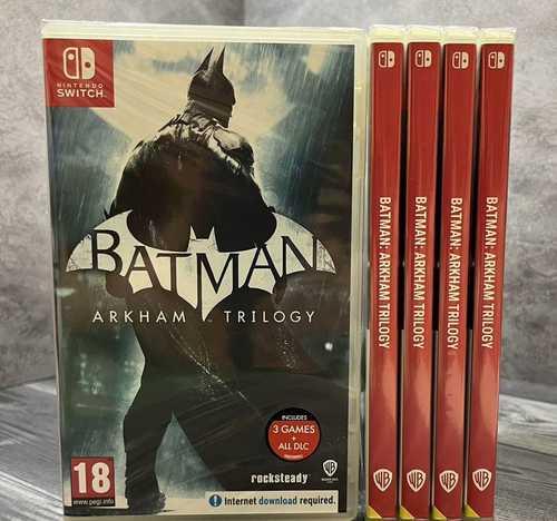 Игра Batman: Arkham Trilogy (Switch)