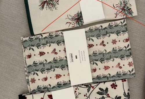 Новогодние полотенца Zara Home