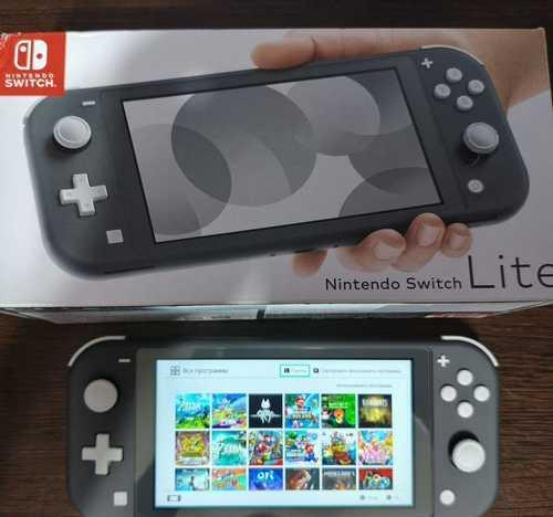 Nintendo switch lite 128Gb.Прошита.Много игр.Новая