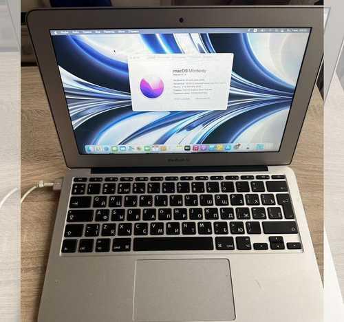 Macbook air 11 2015 24 цикла Core i5 1.6/4gb/128gb