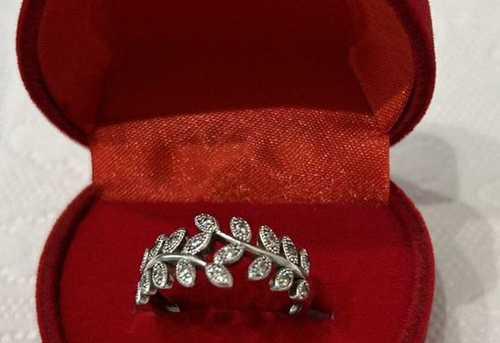 Перстень кольцо серебряное 925 лавровый венок