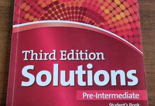 Учебник Solutions pre-Intermediate