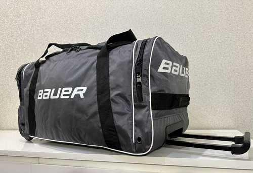 Хоккейный баул на колесах детский bauer 28 графит