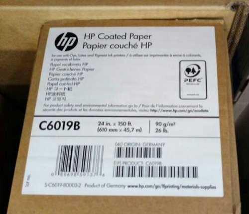 Бумага для широкоформатной печати HP C6019B