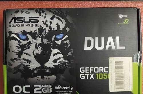 Asus GeForce GTX 1050 dual OC 2Gb с гарантией