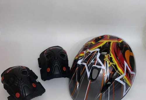 Защитный шлем + щитки для локтей Reaction