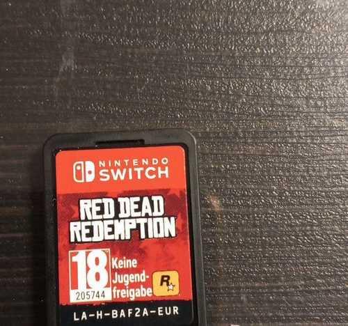 Red dead redemption nintendo switch катридж