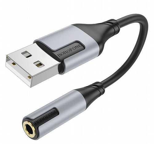 Переходник шт.USB USB-A - гн.3,5мм (4pin) (внешняя