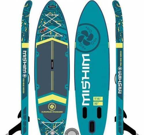 SUP (сап) Доска mishimo PRO-MAX Light Teal 11’