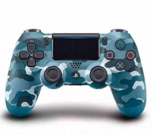 Игровой джойстик геймпад PS 4 camouflag blue