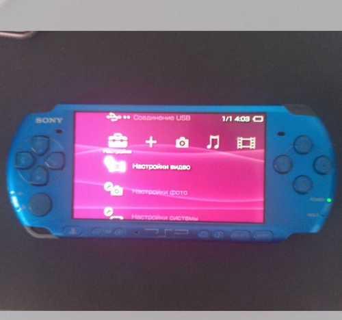 Sony PSP 3004, Vibrant Blue