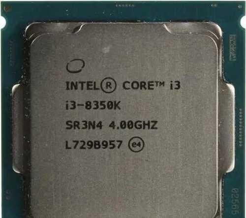 Процессор intel core i3 8350k
