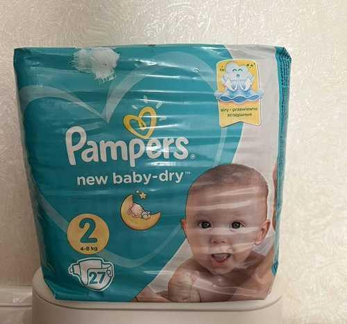 Подгузники pampers 2