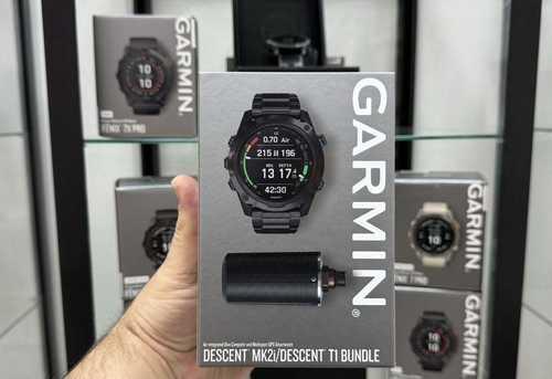 Garmin descent mk2i T1 bundle русский язык,новые