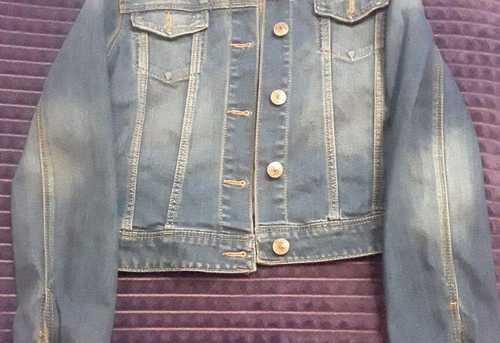 Джинсовая куртка для девочки 146