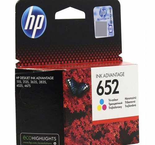 Картридж HP F6V24AE №652 Color для HP DJ #169557