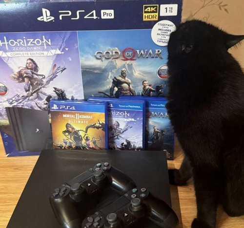 Sony playstation 4 ps4 pro 1tb с дисками