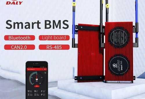 Плата контроля BMS Smart Lifepo4 8S 24V 80A DaLy