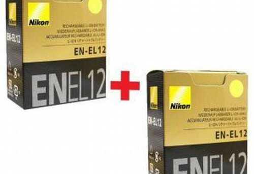 2 шт. Аккумулятор Nikon EN-EL12