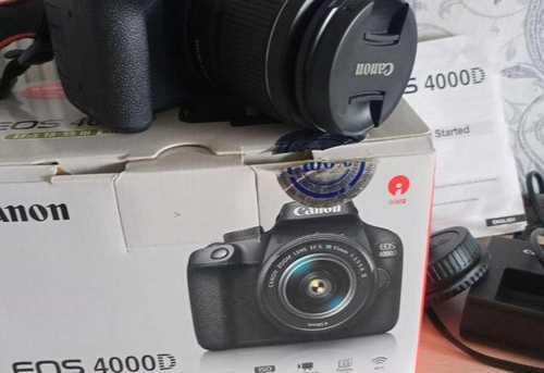 Зеркальный фотоаппарат canon eos4000d