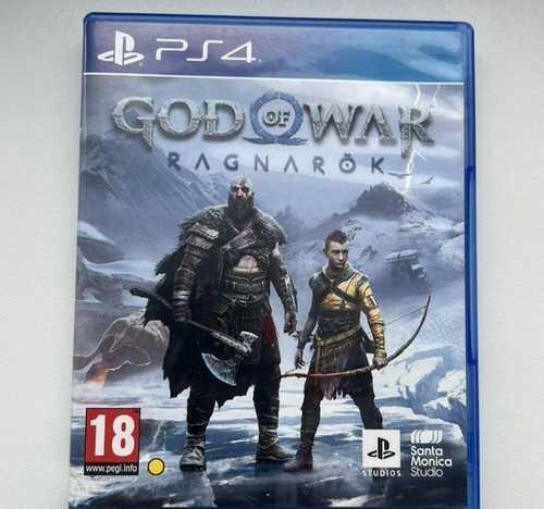 God of War ragnarok ps4/ps5 RUS диск
