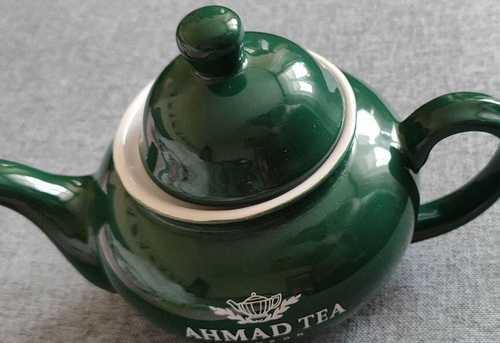 Фарфоровый заварочный чайник 800 мл,Ahmad Tea Lndn