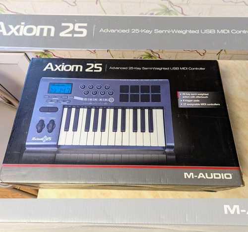 M-audio axiom 25 миди клавиатура