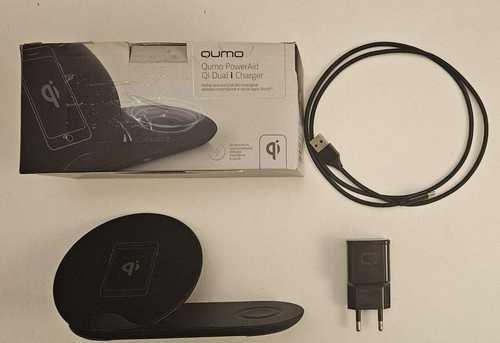 Беспроводная зарядка Qumo Qi Dual