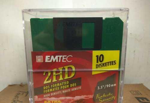 Дискеты 3.5 emtek(basf) 2hd