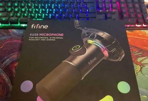 Микрофон Fifine K658 черный