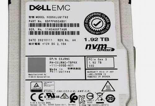 Dell EMC 0xjrnc / Kioxia KCD5xlug1T92 1,92 тб