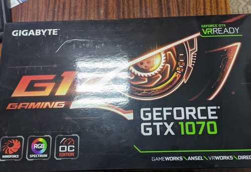Видеокарта Gigabyte GeForce GTX 1070 G1 Gaming