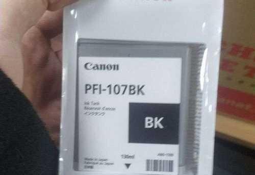 Картридж Canon PFI-107BK