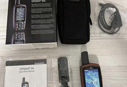 Garmin Gpsmap 64s в упаковке, состояние ноаого