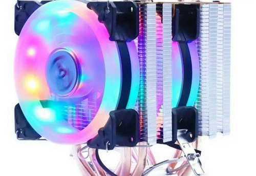 Башенный кулер RGB 6 трубок