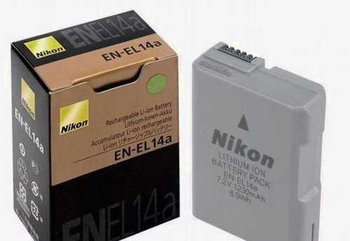 Аккумулятор Nikon EN-EL14a новый с гарантией