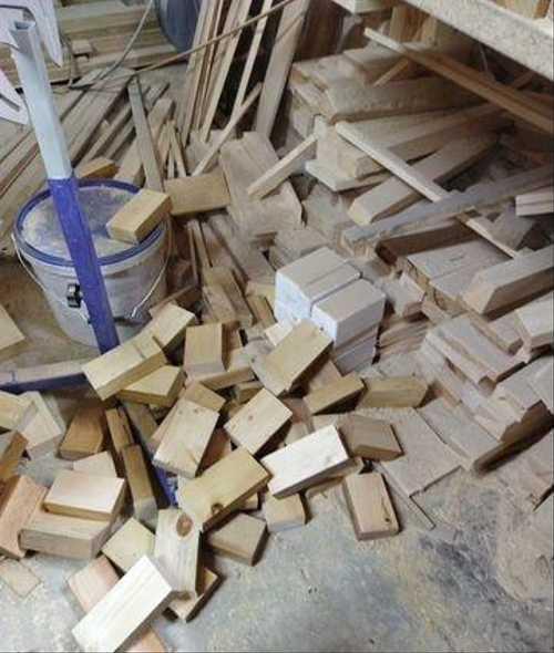 Срезки столярные сухие дрова