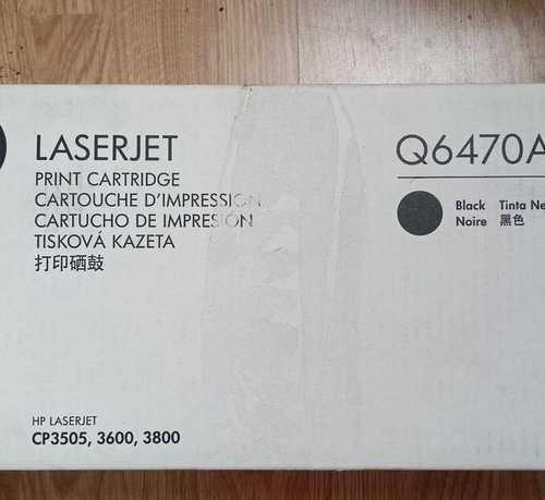 Картридж Q6470AC оригинал