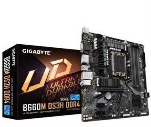 Gigabyte B660M DS3H DDR4, Socket 1700 новая с гара