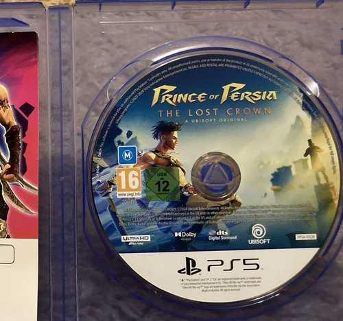 Диск ps5 Prince of persia the lost crown