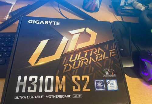 Новая материнская плата gigabyte H310M S2