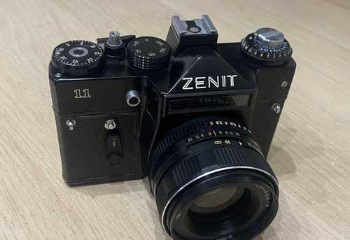 Пленочный фотоаппарат Zenit 11, helios 44m4