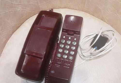 Телефон кнопочный трубка красный