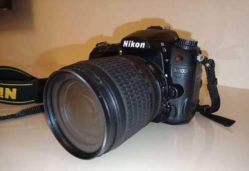 Зеркальный фотоаппарат nikon d7000 + объектив