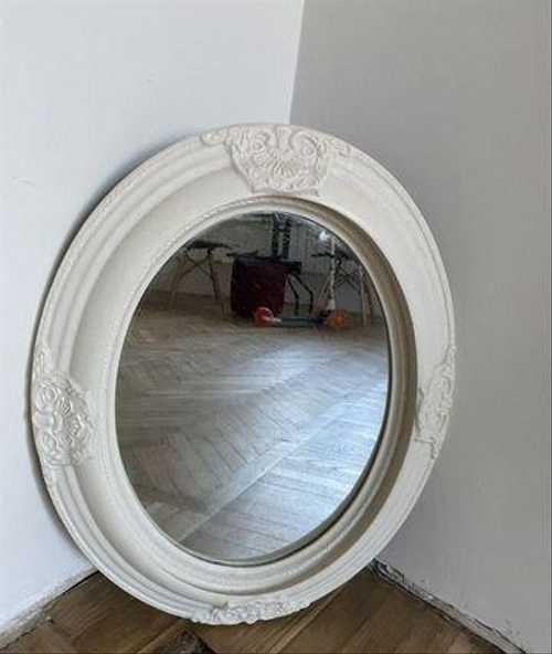Зеркало ретро овальное
