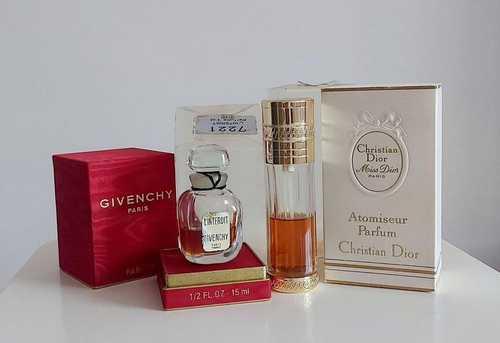 Givenchy,Christian Dior - духи винтажные