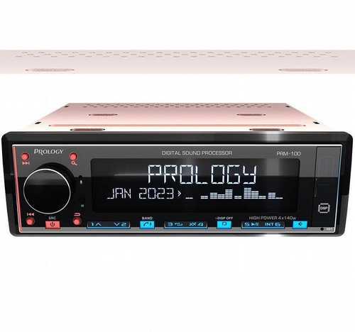 Автомагнитола prology PRM-100 FM/USB/BT с DSP проц